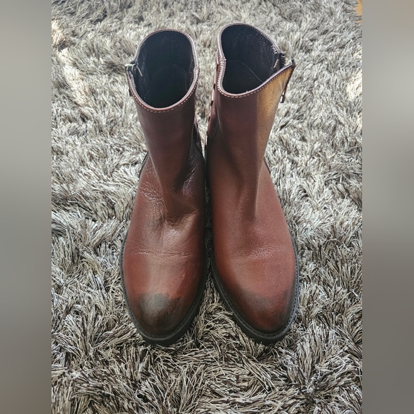 jbloom | Shoes | Brown Leather Ankle Boots | Poshmark